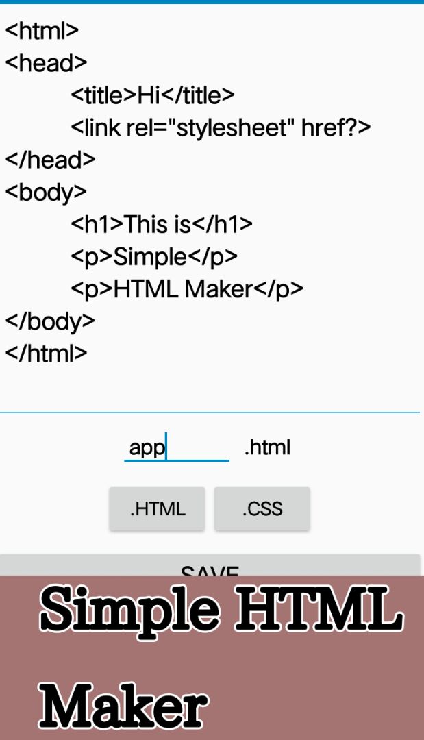 Sketchub • Simple HTML Maker