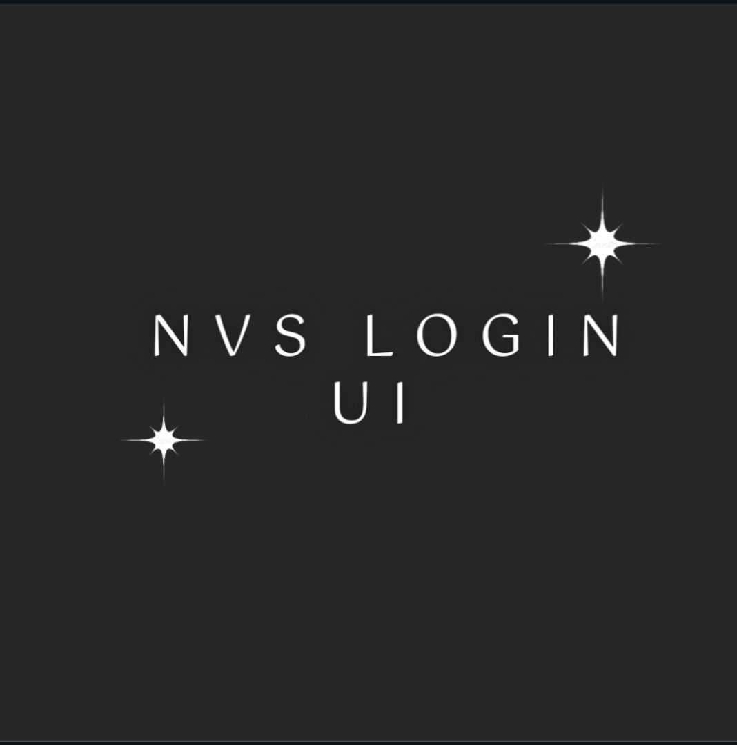 Sketchub • NVS LOGIN UI
