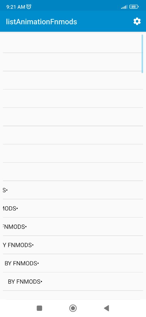 Sketchub • ListView Animation