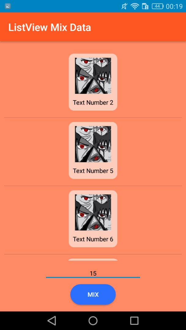 Sketchub • ListView Mix Data