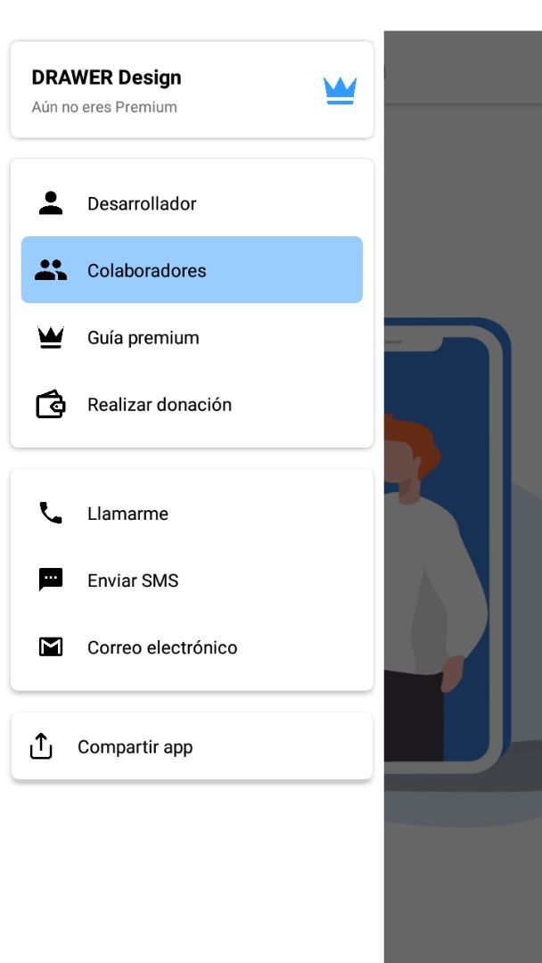 Sketchub • Drawer ui design
