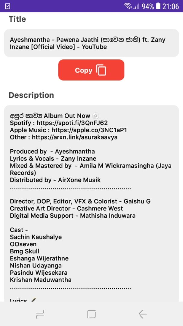 Sketchub • Youtube Title and Description Generator