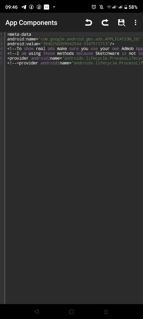 Sketchub • open app admob with firebase