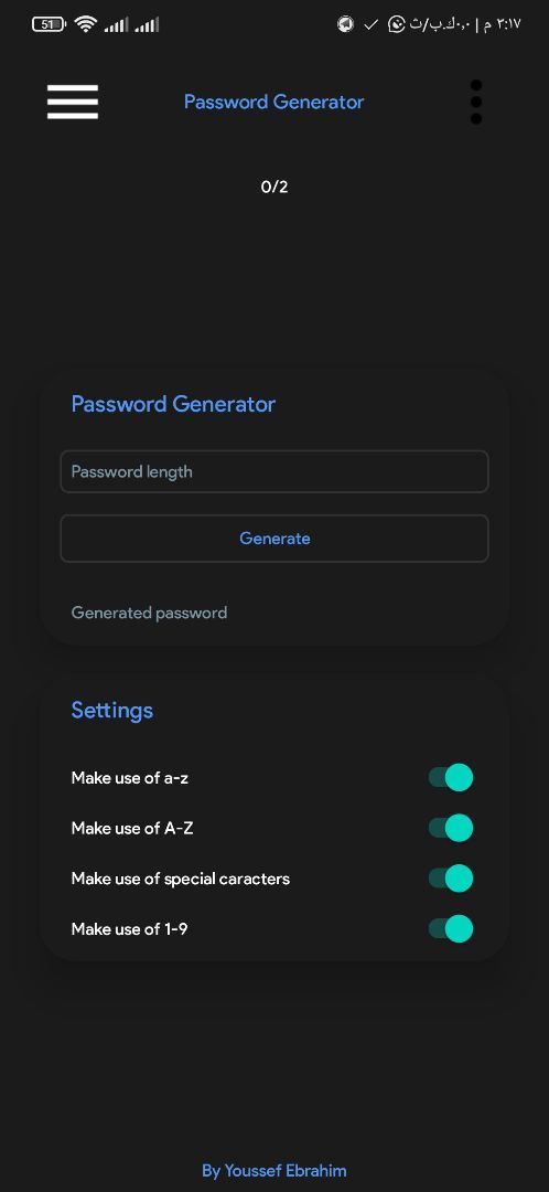 Sketchub • Password Generator