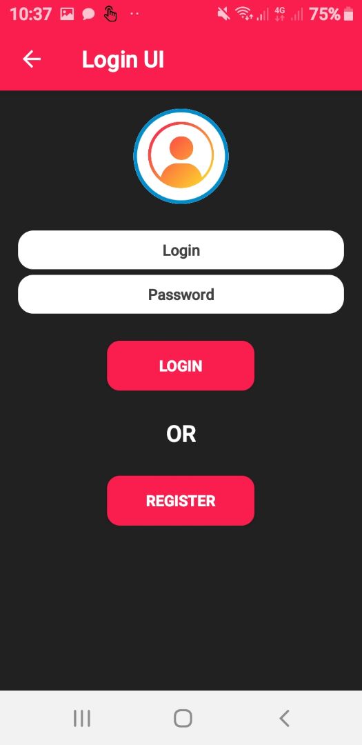 Sketchub • Login UI