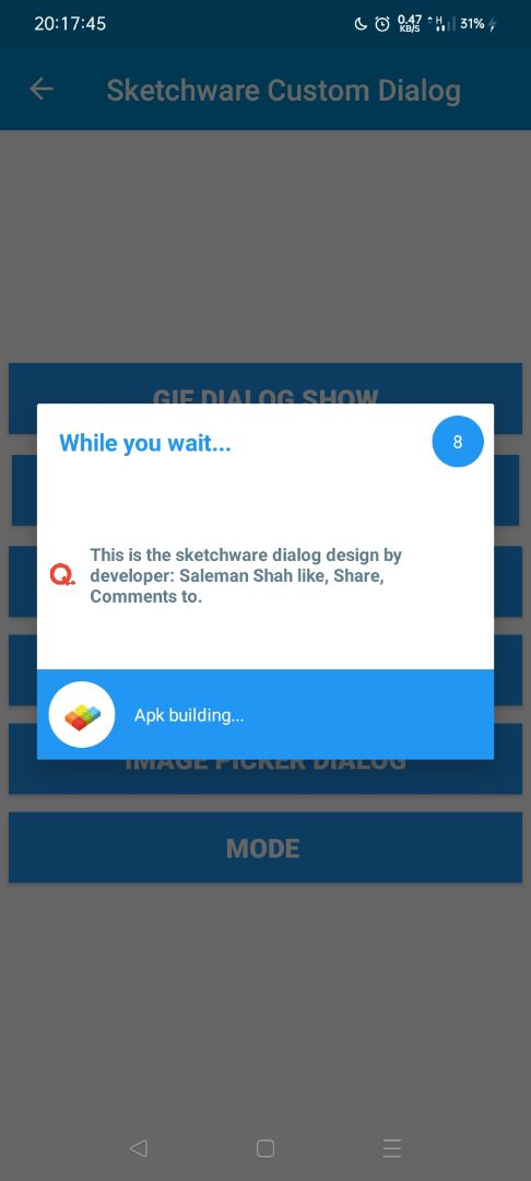 Sketchub • Sketchware Custom Dialog