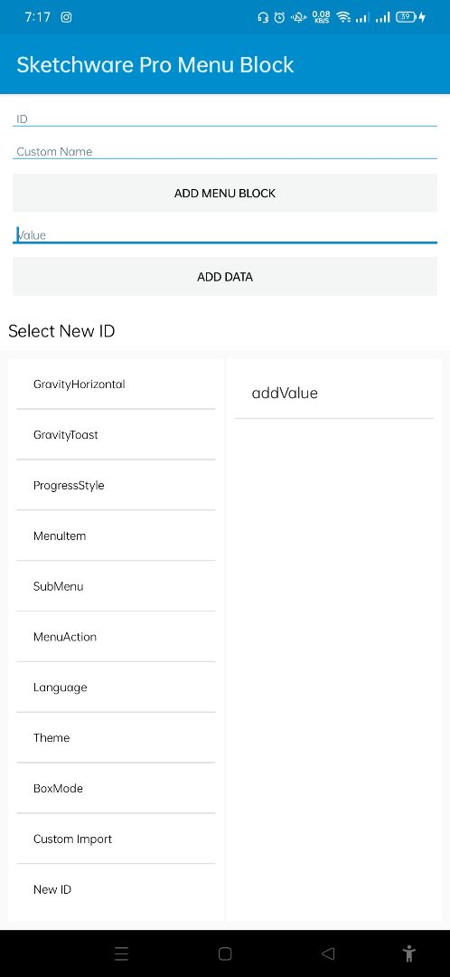 Sketchub • Sketchware Pro Menu Block