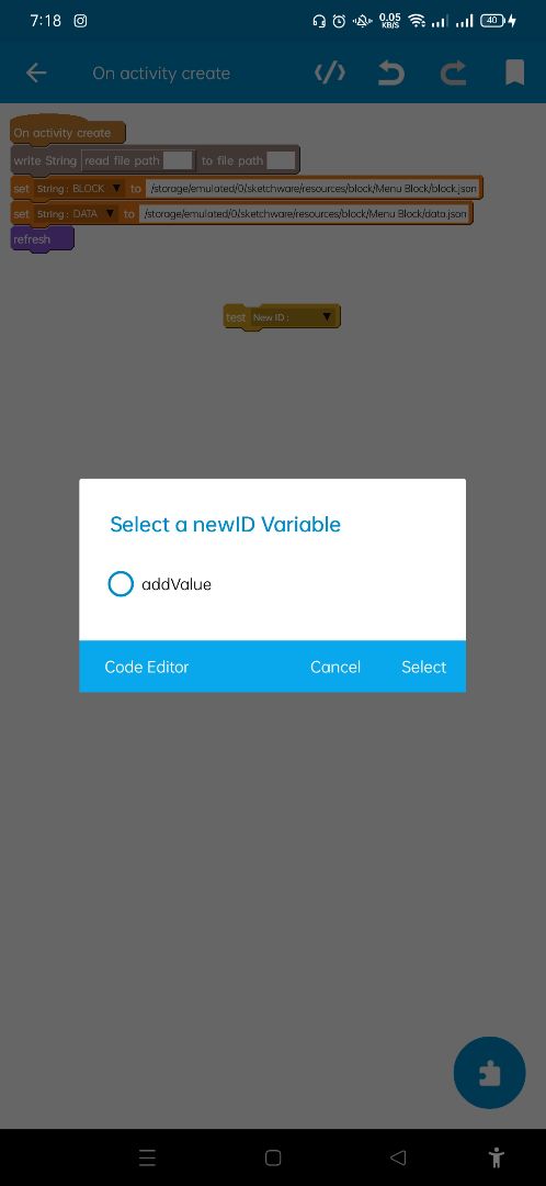 Sketchub • Sketchware Pro Menu Block
