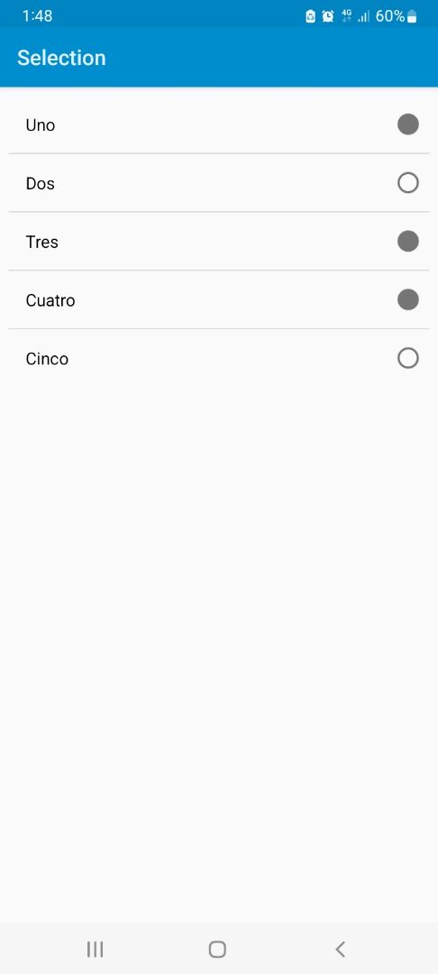 Sketchub • Selection in listview