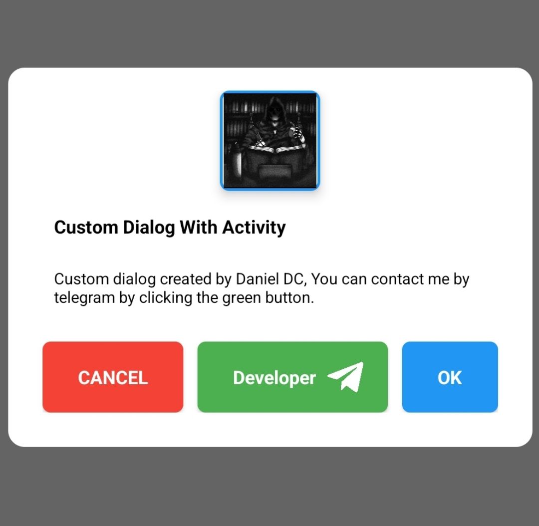 Sketchub • Custom Dialog With Activity Screen