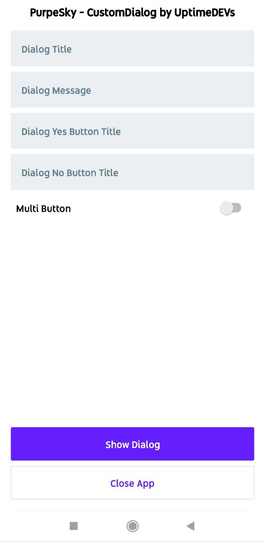 Sketchub • PurpeSky - Custom Dialog