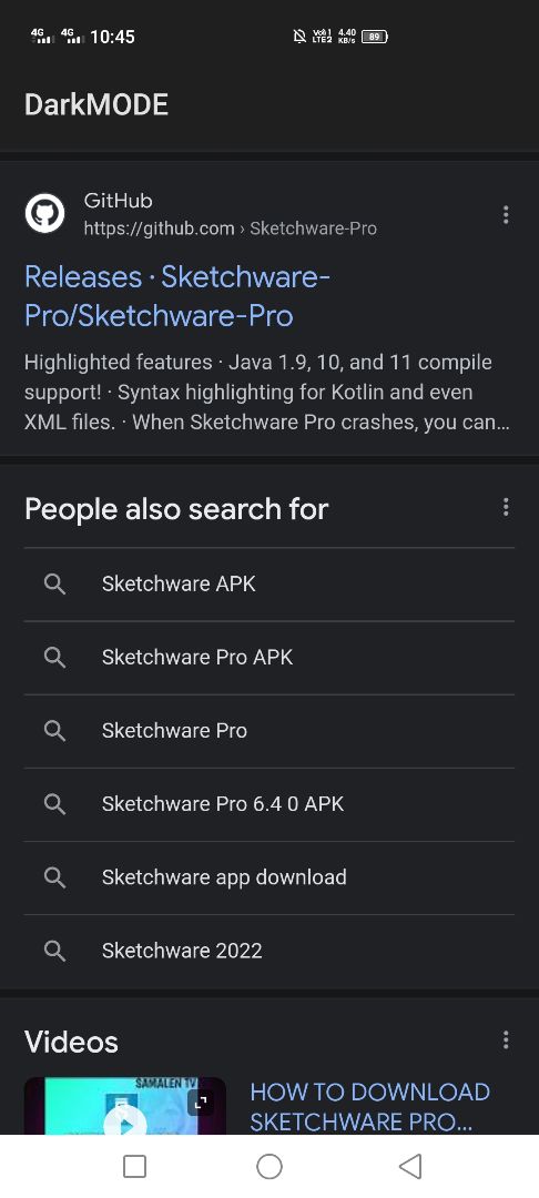 Sketchub • WebView DarkMode