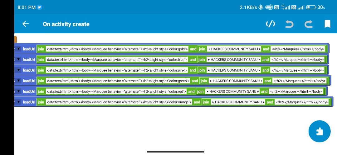 Sketchub • Text Webview Running