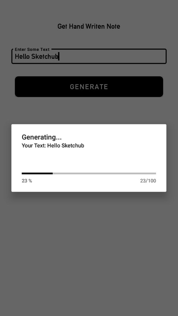 Sketchub • Make Hand Writen Note