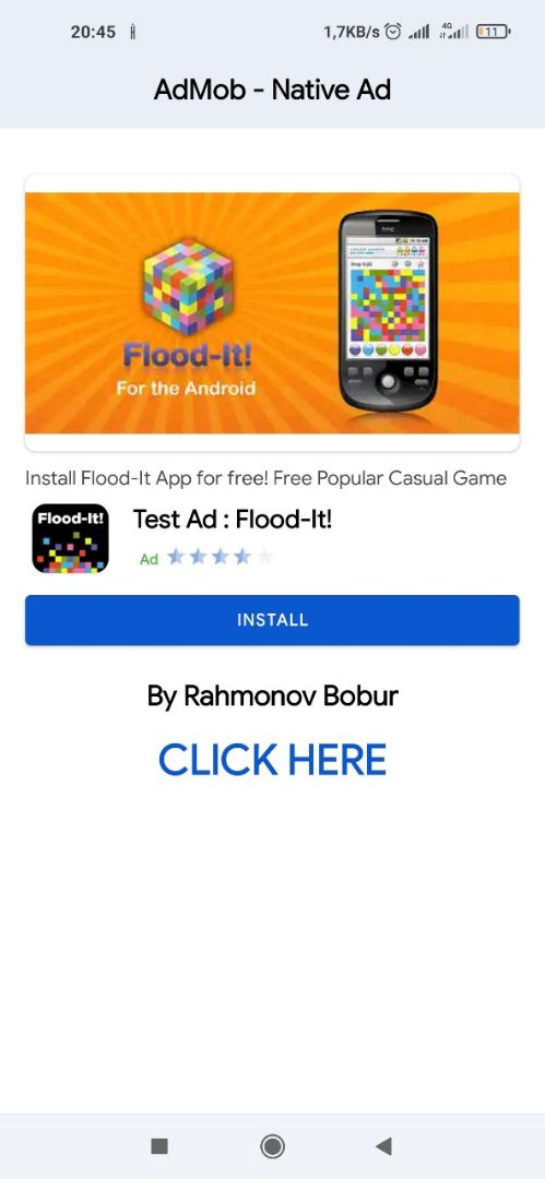 Sketchub • Native AdView - Admob
