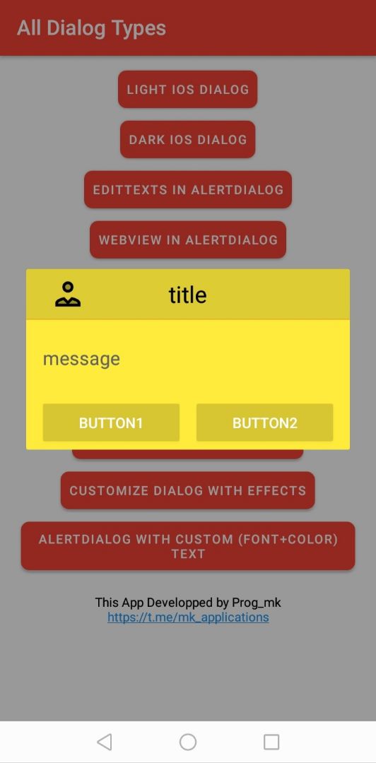 Sketchub • All Dialog Types