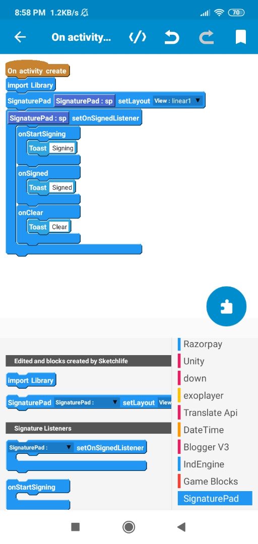 Sketchub • Signature Library Sketchware Pro
