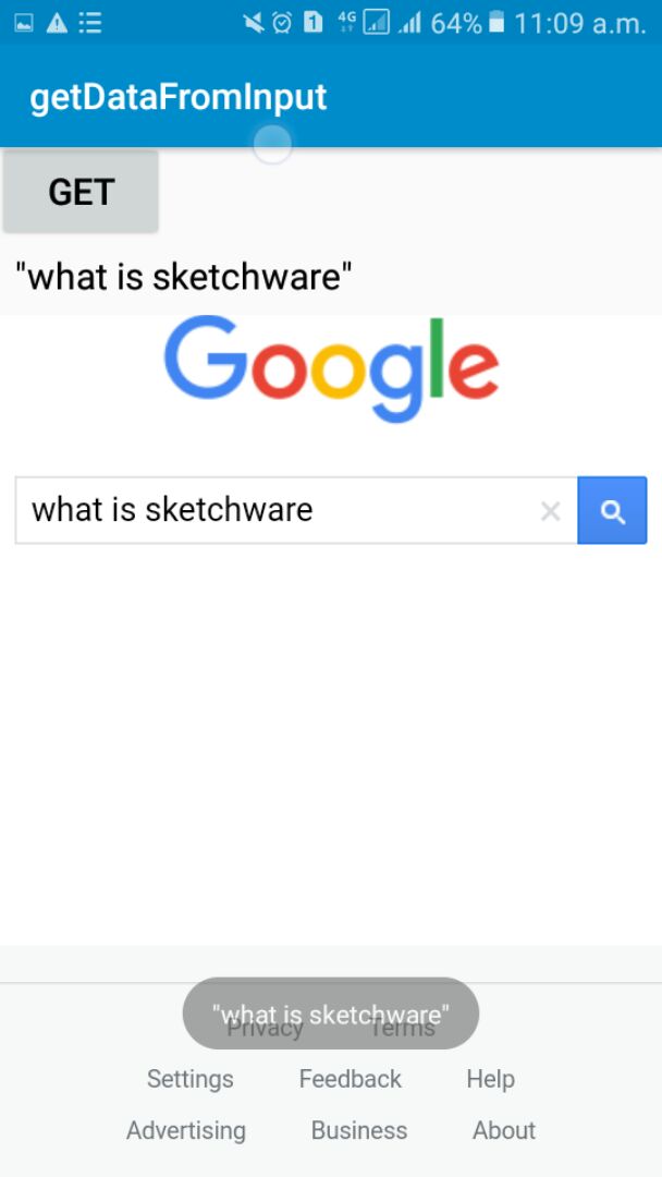 Sketchub • Get Data from input of website