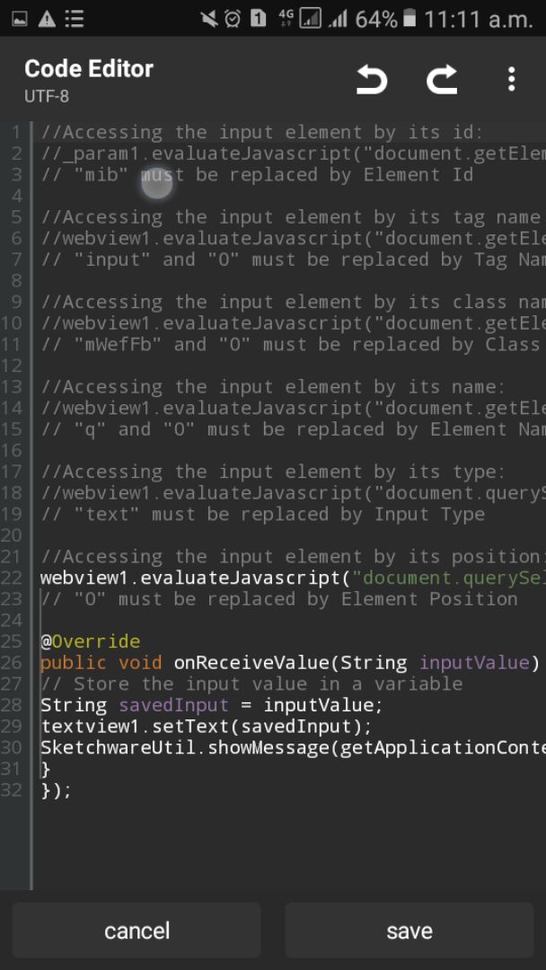 Sketchub • Get Data from input of website