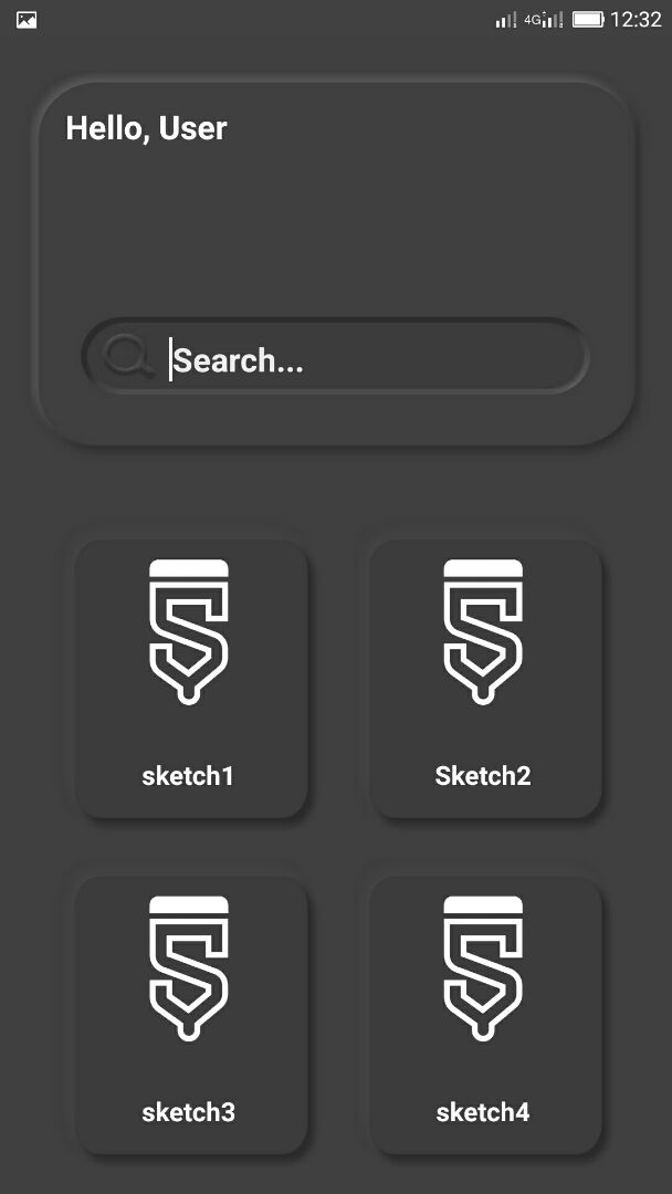 Sketchub • Home Ui