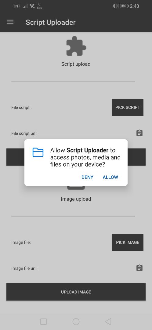 Sketchub • File script uploader