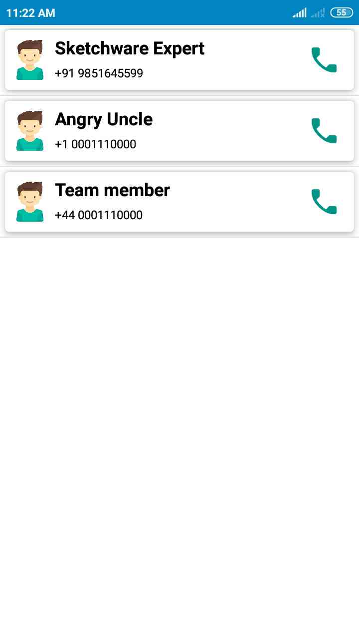 Sketchub • Contact Book - Example project