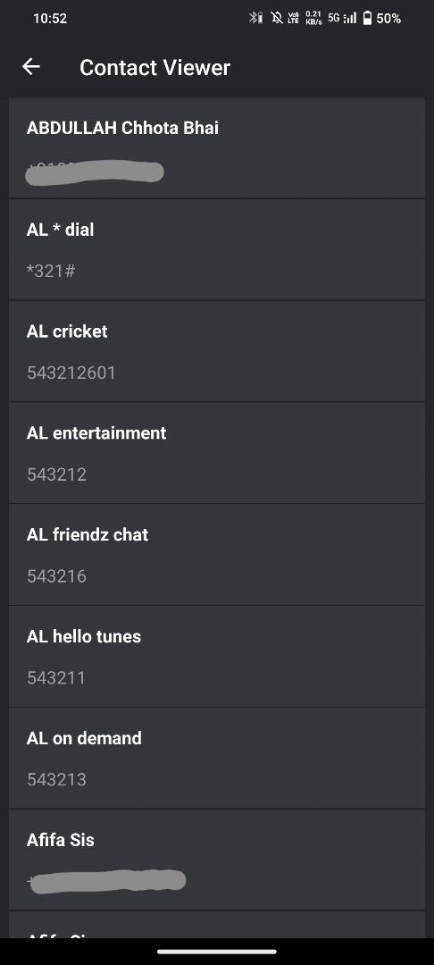 Sketchub • Contacts Viewer In Listview