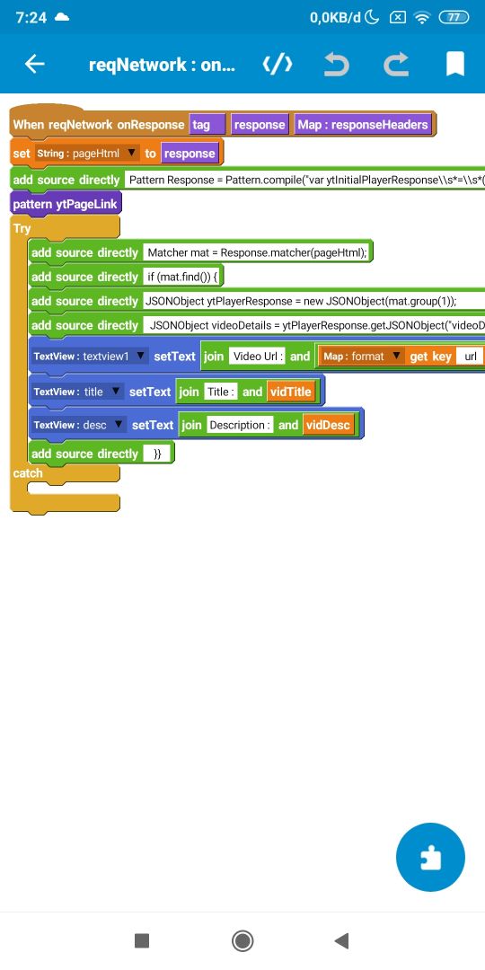 Sketchub • YouTube extractor without library