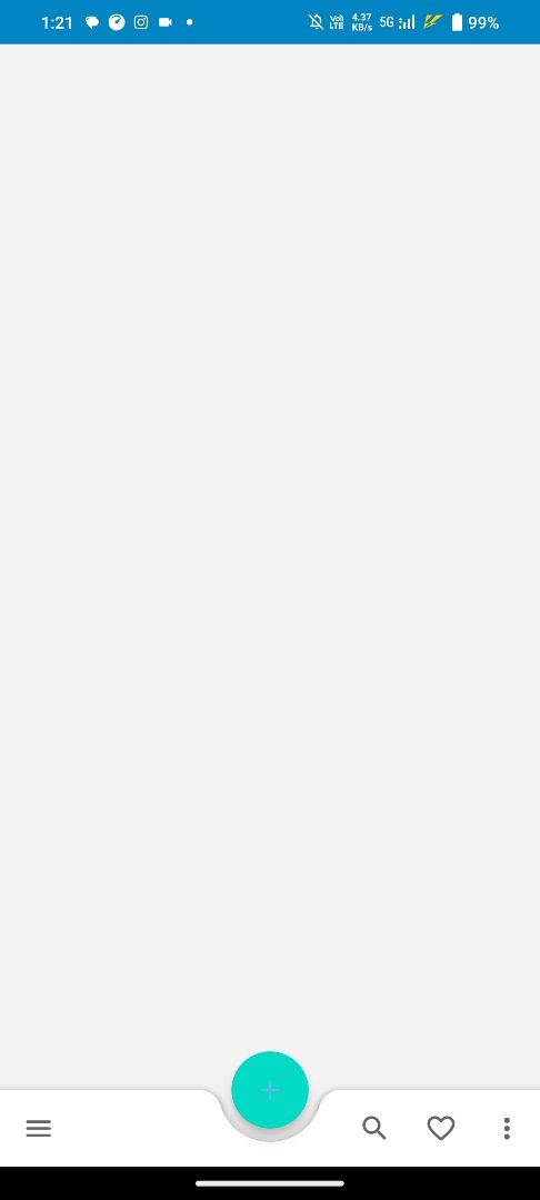 Sketchub • Navigation Bottom Bar with FloatingActionButton