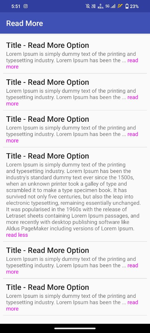 Sketchub • Read More Text View