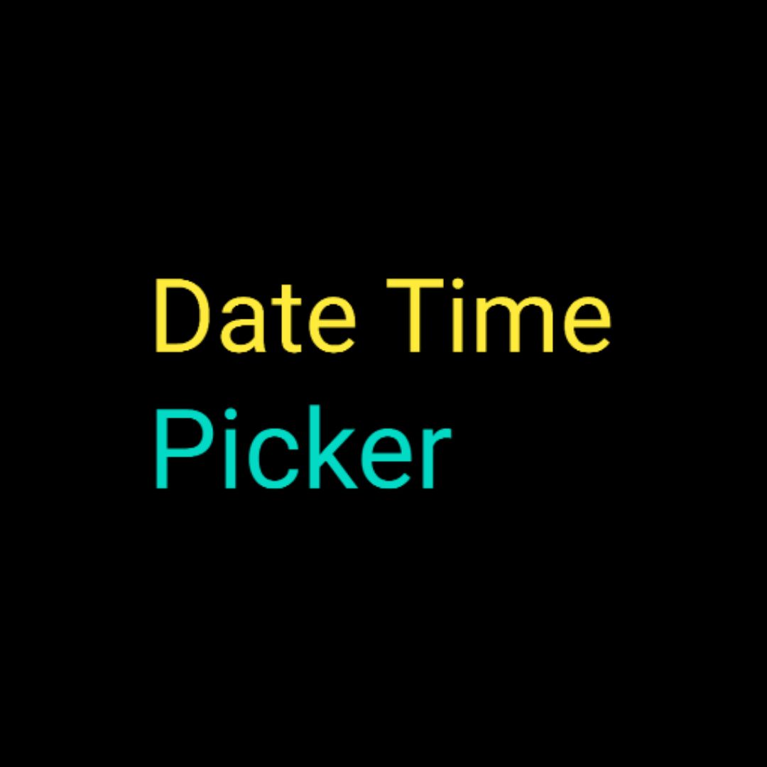 Sketchub • Date Time Picker EditText View
