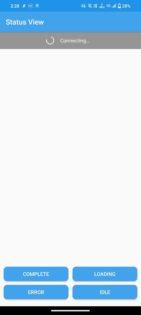 Sketchub • Status View Custom