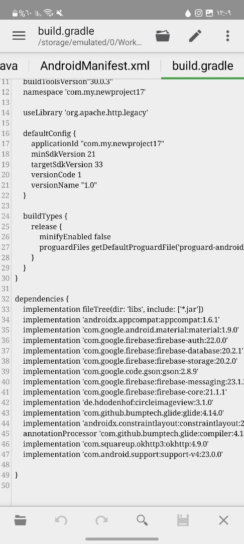 Sketchub • FCM SDK 33 android 13