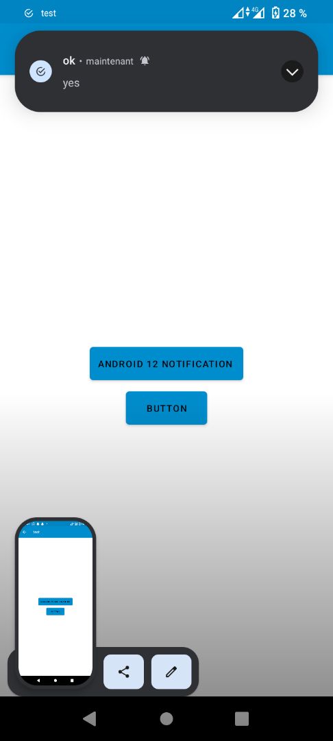 Sketchub • Notification In android 12+