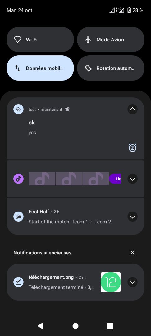Sketchub • Notification In android 12+