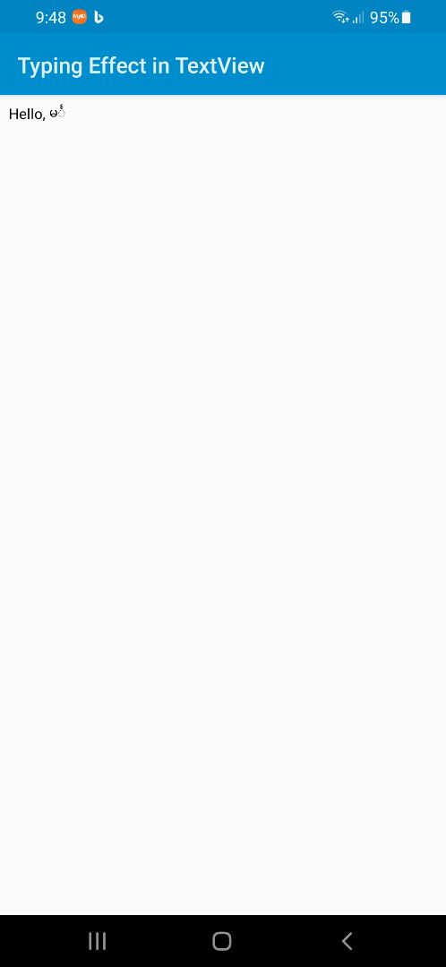 Sketchub • Typing Effect in the TextView