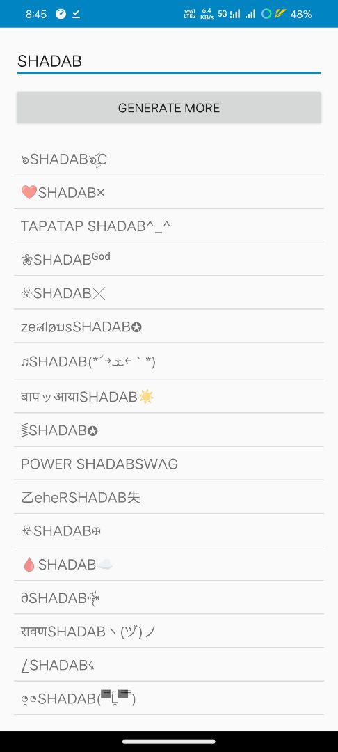 Sketchub • Fancy Name Generetor