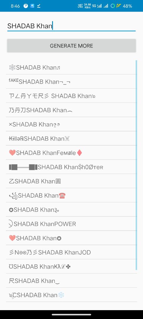 Sketchub • Fancy Name Generetor