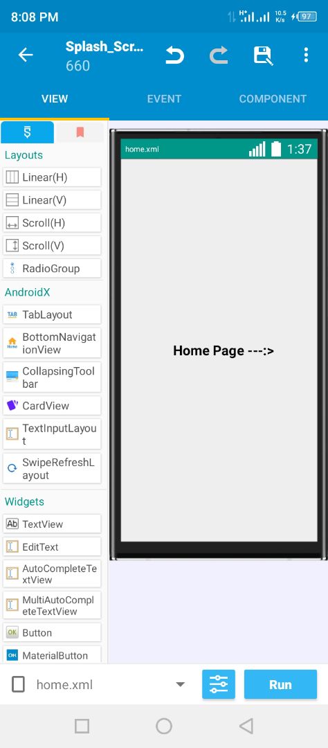 Sketchub • Animated Splash Ui