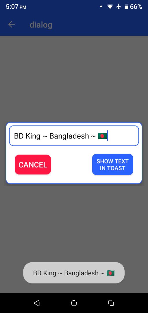 Sketchub • EditText In Custom Dialog