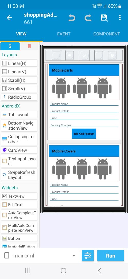 Sketchub • shopping admin