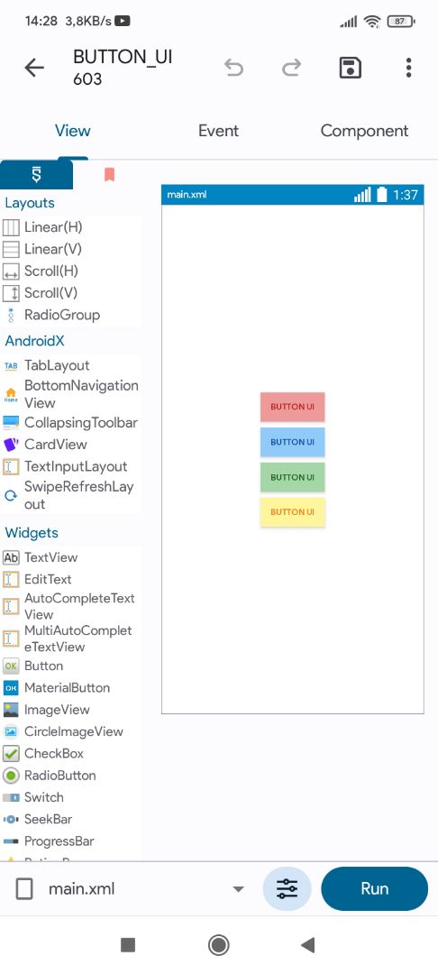Sketchub • BUTTON UI