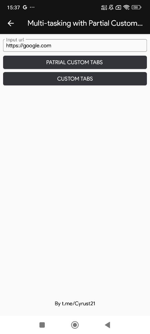 Sketchub • Multi-tasking with Partial Custom Tabs