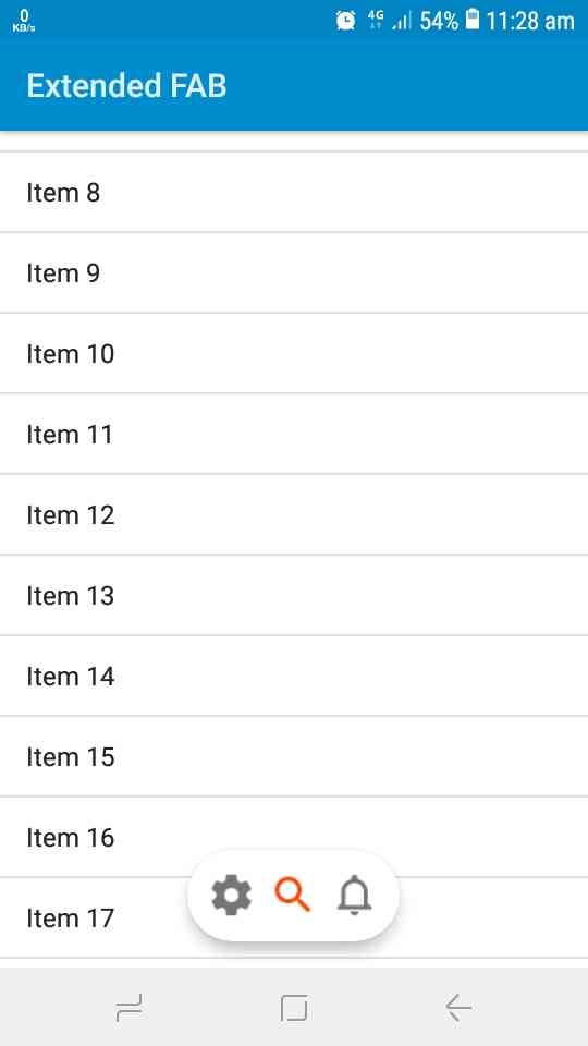 Sketchub • Extended Fab with animation
