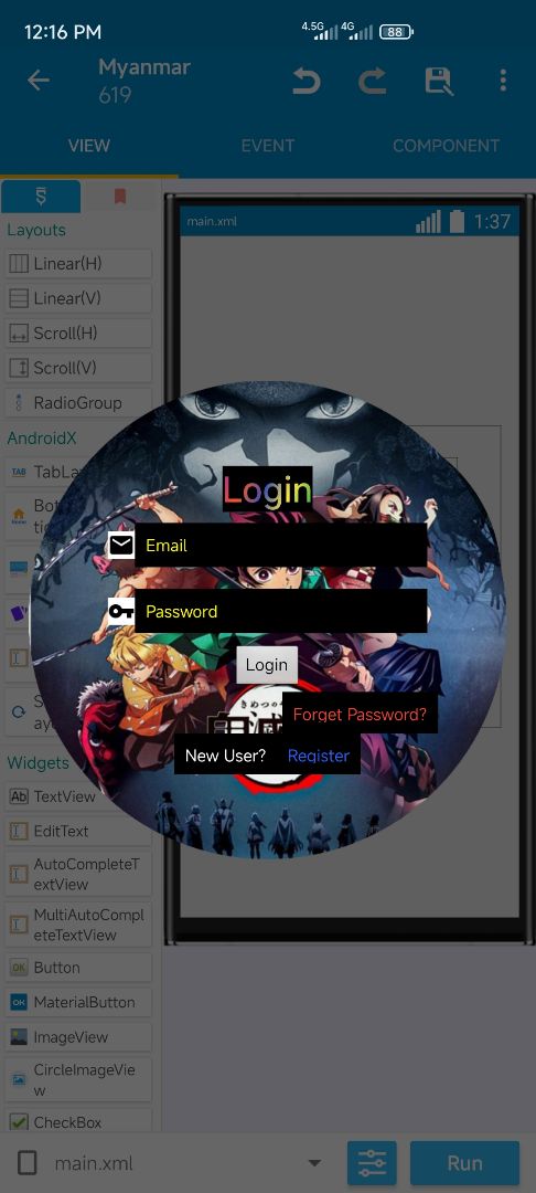 Sketchub • Beautiful Login Ui