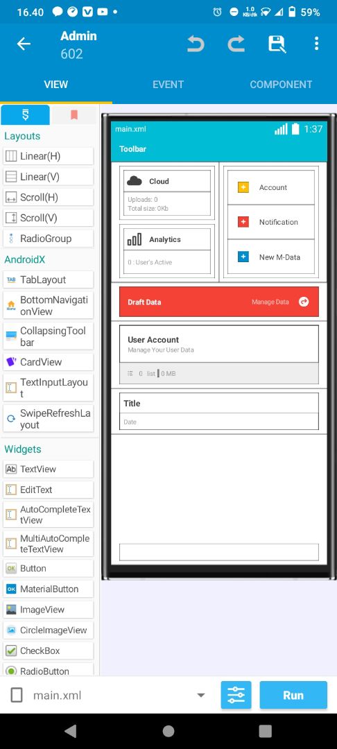 Sketchub • Admin Control Ui