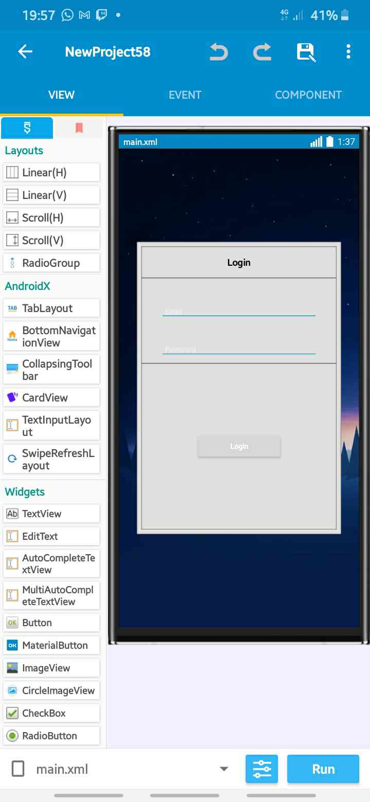 Sketchub • LOGIN UI