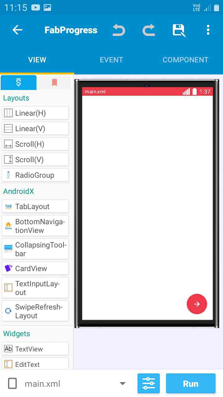Sketchub • Progress Baar in fab