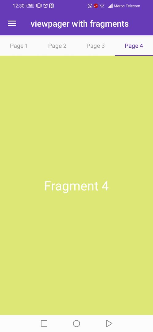 Sketchub • Viewpager with Fragments