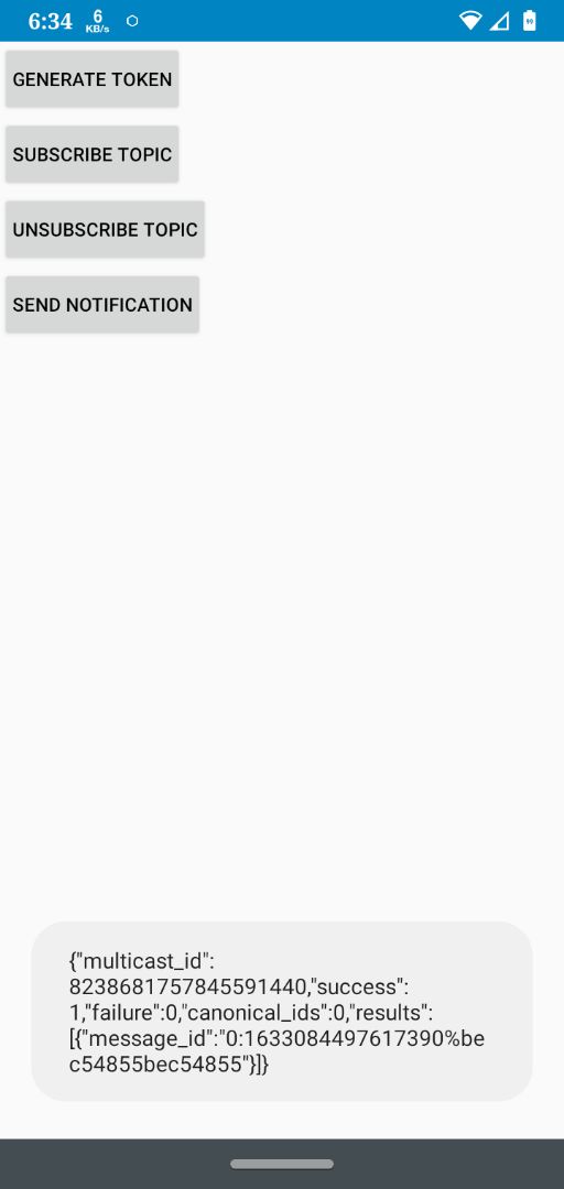 Sketchub • FCM send push notifications